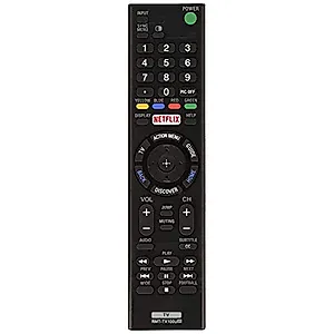 AZMKIMI RMT-TX100U Remote Replacement for Sony Bravia RMTTX100U TV Remote Control, if Applicable XBR75X850C XBR-55X855C KDL-50W800C KDL-50W800380 KDL-50W800BUN1 with Netflix