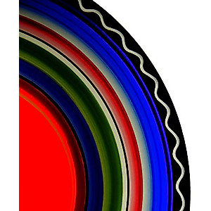 Certified International Tequila Sunrise Soup/Pasta Bowl, 9.25-Inch, Assorted Designs, Set of 4