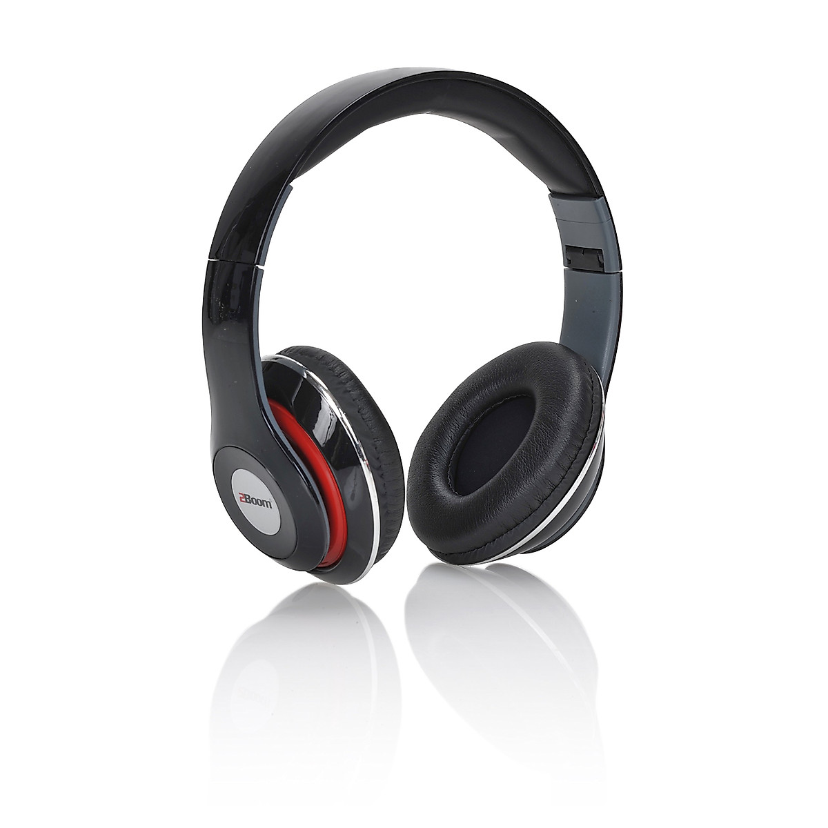 2BOOM MIXX Professional Over Ear Studio Foldable Digital Stereo Bass Wired Headphone Black