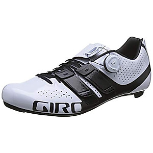 Giro Factress Techlace Womens Road Cycling Shoe − 42, White/Black (2019)