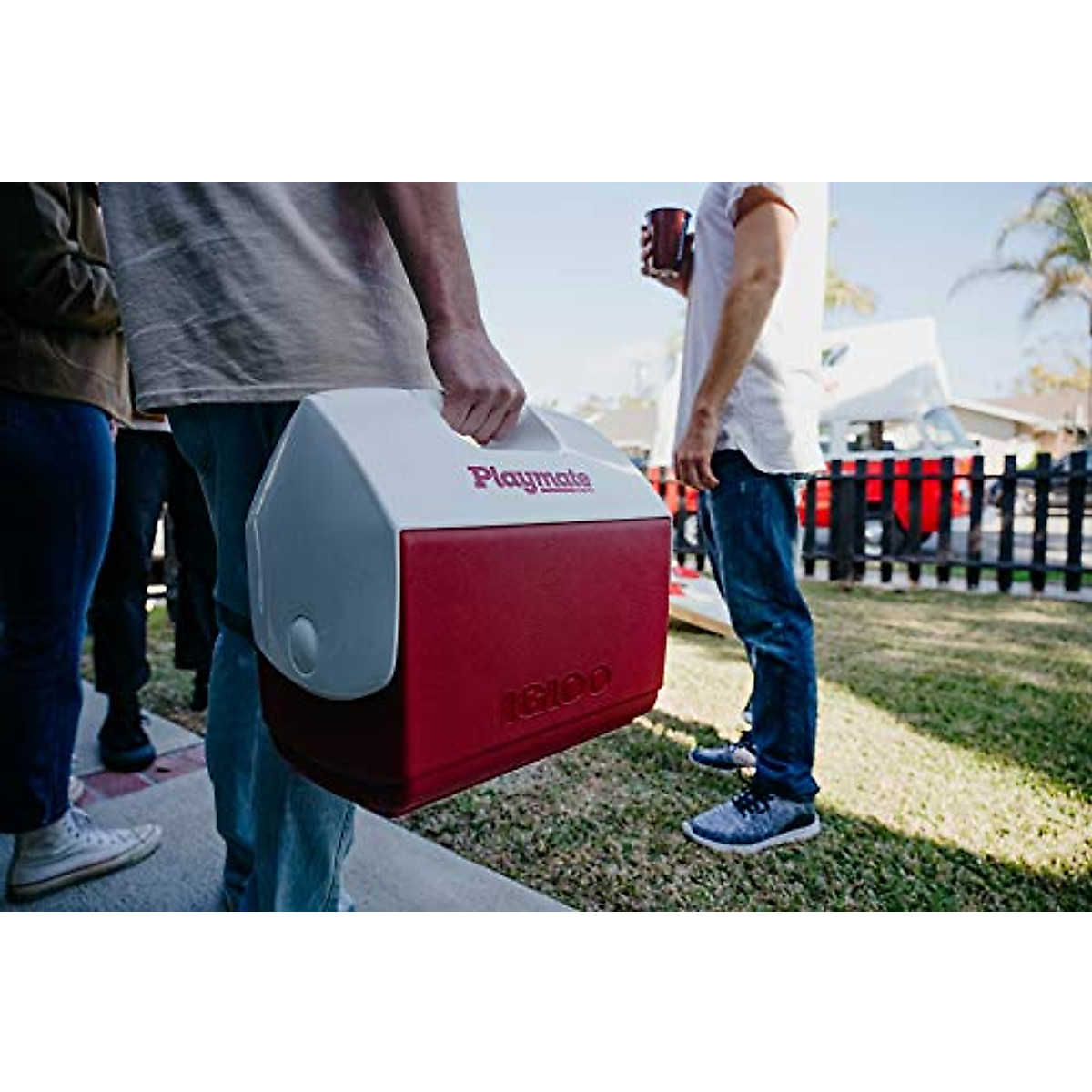 Igloo Playmate Elite Cooler Red/White, 16 Qt