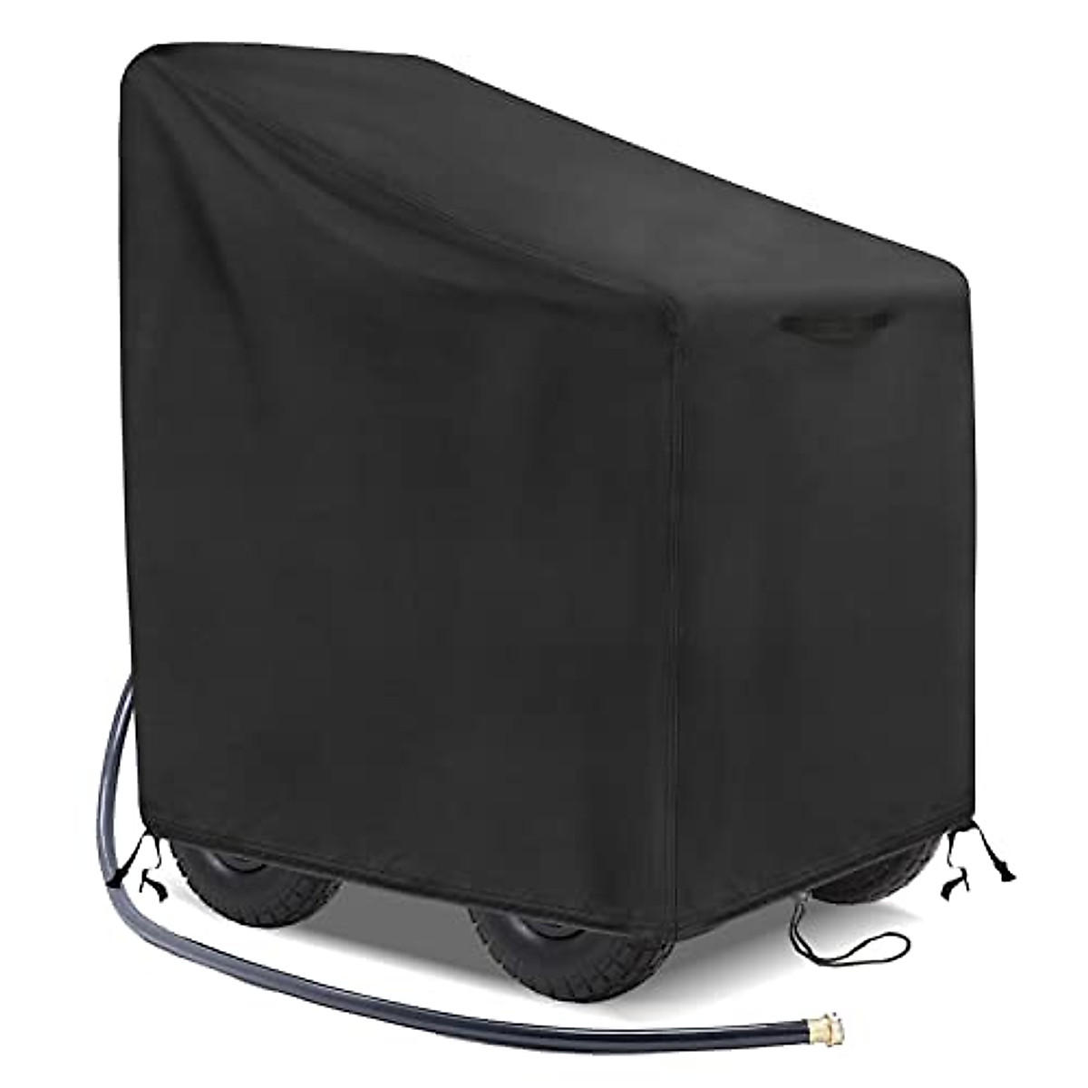 Garden Hose Reel Cart Cover, Hohong Outdoor Hose Cart Covers for Hose Reel Cart All Season Protection Waterproof Sun-Proof Dustproof - 37.8"L x23.6"Wx 36"H