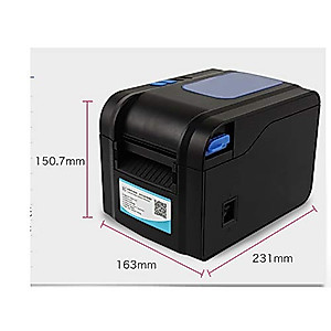 LIUYUNQI Label Printer Barcode Printer Thermal Receipt Bill Bar Code QR Code Sticker Machine 20mm-80mm