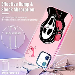 Toycamp for iPhone 11 Case with Ring Kickstand, Cute Design for Women Girls Girly Boys Skeleton Skull Cartoon Print Case Cover for iPhone 11 (6.1 Inch)