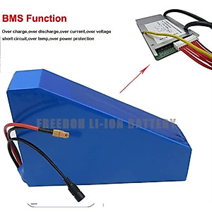 FREEDOH E-Bike Triangle Battery 36V 20Ah Lithium-ion Battery Pack 36V Ebike High Power Battery 750W 250W Electric Motorcycle Li-ion Battery
