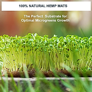 Hemp Mats for ZestiGreens Microgreens & Wheatgrass Kit
