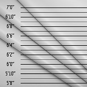 DePhoto Police Lineup Photography Backdrop Black line Mugshot Decor Photo Background for Party Banner Children Game Vinyl Studio Prop PGT602A 6x6ft