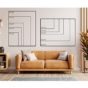 Acrylic Family Planner Wall Calendar - Personalized Calendar 2024, Dry Erase Calendar, Custom Text Blank Calendar, Transparent Calendar (18"x14", Standard Package)