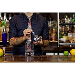 Crafthouse by Fortessa Professional Metal Barware/Bar Tools by Charles Joly, 6" Stainless Steel Julep/Cocktail Strainer