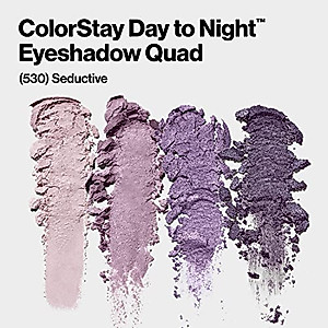 Eyeshadow Palette by Revlon, ColorStay Day to Night Up to 24 Hour Eye Makeup, Velvety Pigmented Blendable Matte & Shimmer Finishes, 530 Seductive, 0.16 Oz