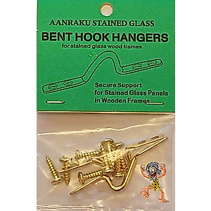 Aanraku Bent Hooks for Hanging Stained Glass