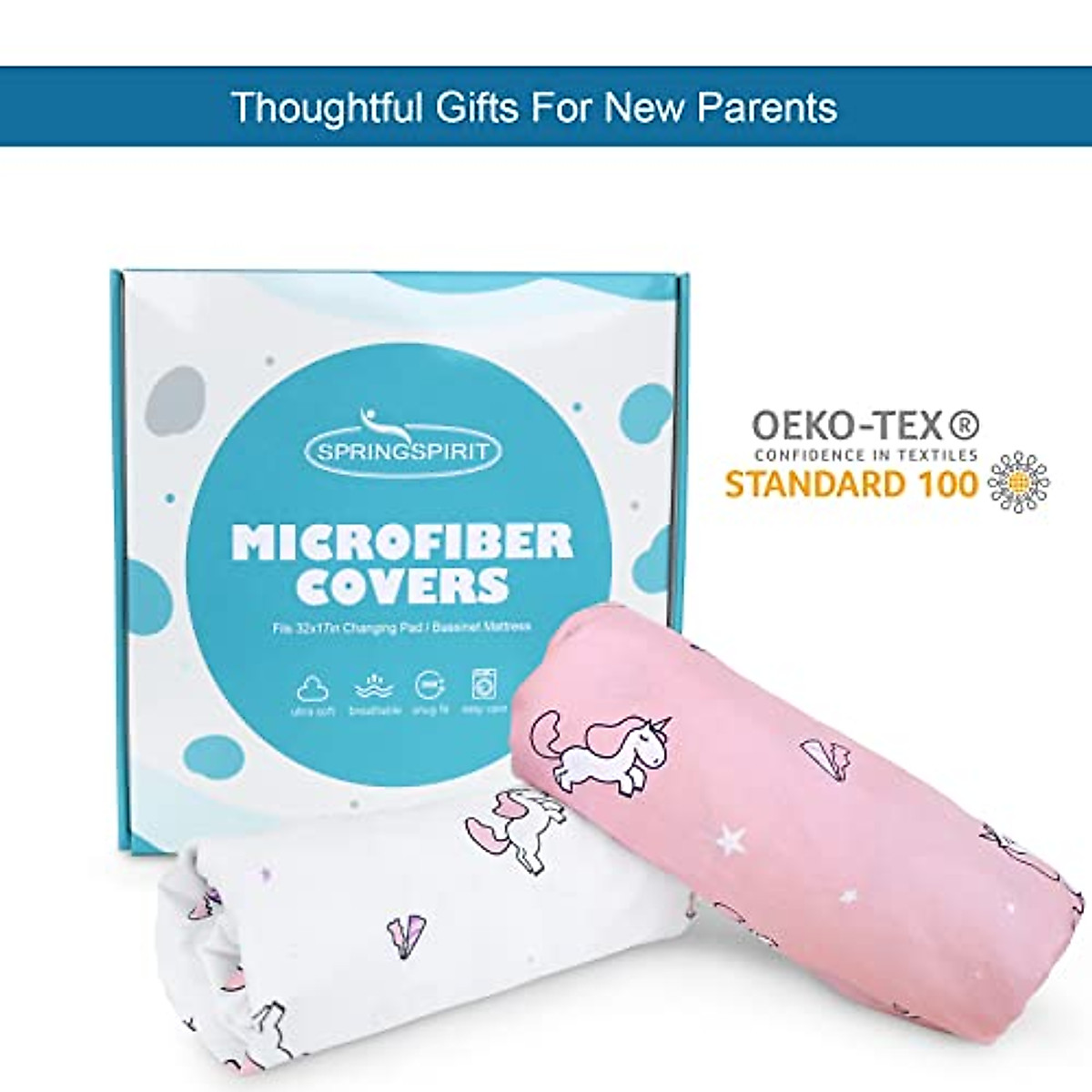 Bassinet Sheets 2 Pack, Bassinet Sheet Ultra Soft, Bassinet Sheets for Baby Girl Universal Fit for Rectangle, Oval, Hourglass Bassinet Pad/Mattress, Pink