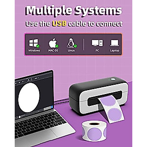 Itari Shipping Label Printer - Thermal Label Printer, Thermal Printer for Shipping Packages, Work with Windows, MacOS and ChromeOS, Compatible with USPS, FedEx, Shopify, Ebay, Amazon