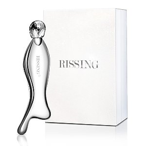 RISSING 4-in-1 Gua Sha Facial Tools: FSA/HSA Eligible, Lymphatic Drainage Massager Facial Roller for Wrinkles and Lifting, Stainless Steel Gua Sha Tool for Face (Luxury Gift Box Edition)