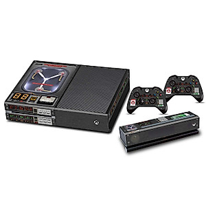 Designer Skin Sticker for the Xbox One Console With Two Wireless Controller Decals Flux