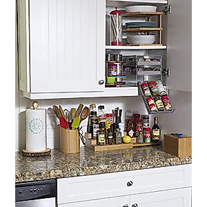 Lipper International 8827 Bamboo Wood Kitchen Tool Holder, 5-1/2" x 8"