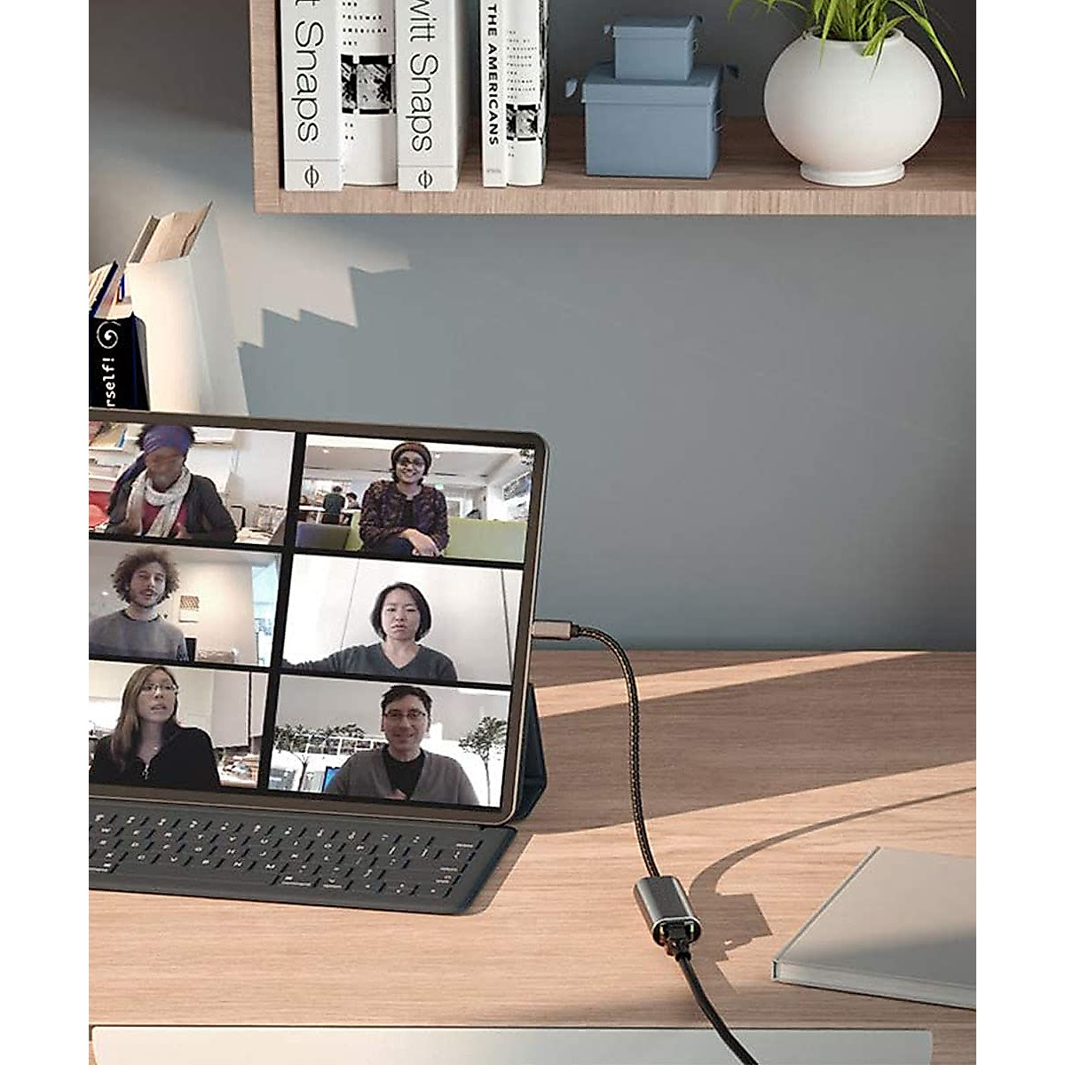 USB C to Ethernet Adapter, Xizoho RJ45 to USB Type-C Gigabit Ethernet LAN Network Adapter, Compatible with MacBook Pro, MacBook Air, iPad Pro, Surface, XPS and More