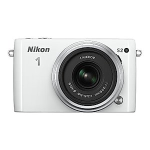 Nikon 1 S2 Digital Camera with 1 NIKKOR 11-27.5mm f/3.5-5.6 Lens (White)