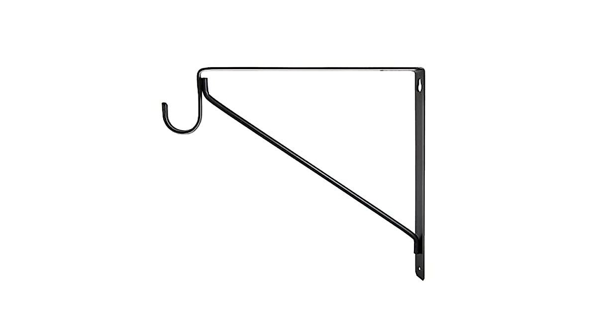 4Pack Closet Shelf Brackets & Rod Supports - Durable & Stylish