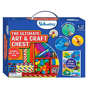 Skillmatics Ultimate Art & Craft Activity Kit, 2000+ Pieces, Art & Craft Supplies, DIY Creative Activity, Step-by-Step Guide, Gifts for Girls & Boys Ages 6, 7, 8, 9, 10, 11, 12, 13