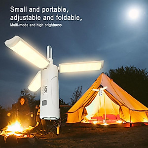 Rechargeable Camping Light, 750 Lumens 3500mAh Portable LED Camping Lantern for Fishing/Camping/Hiking/Emergency Kits.3 Lighting Modes.