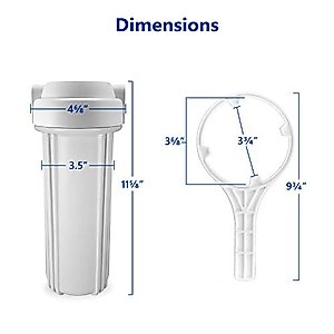 Reverse Osmosis and Under Sink Water Filter Housing Wrench – Opener Tool for 12” Filter Canisters (10” Filters) – Express Water