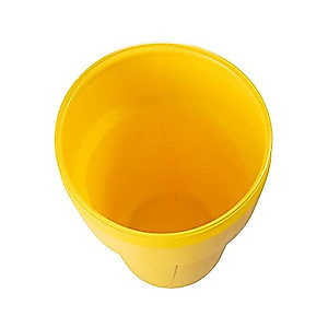 Eagle 20 Gallon Lab Pack Barrel Drum, Plastic Lever-Lock, Yellow, 1623