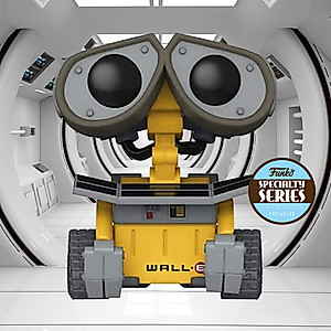 Funko Charging Wall-E Specialty Series Pop Protector Bundle – Disney Charging Wall-E Specialty Series Pop Figurine 3.75 Inch with Clear Plastic Pop Protector Case