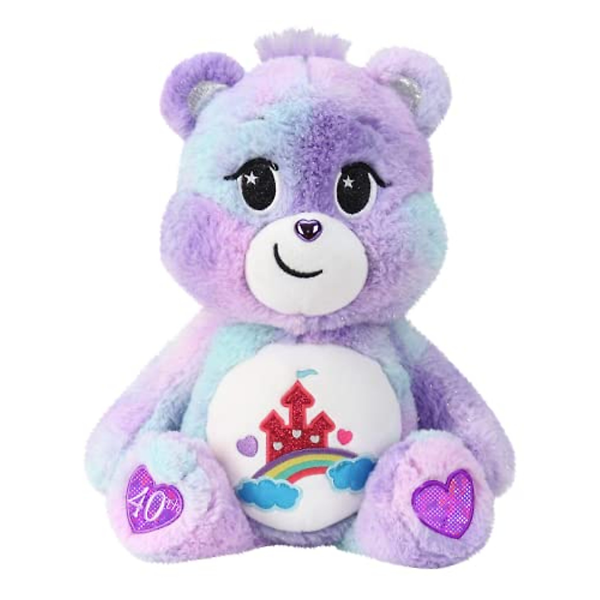 Care Bears New 2022 14" Plush - 40th Anniversary Care-a-Lot Bear - Soft Huggable Material!