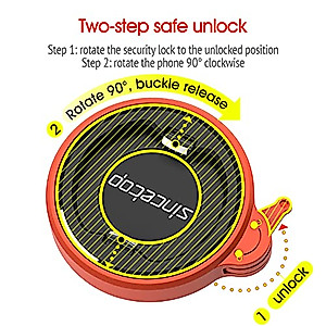 Phone Holder for Running Hiking,Quick Mount Arm Bands for Cell Phone,Detachable Workout Sports Armband,Compatible with iPhone Samsung Google Pixel, Running Phone Armband Holder Sports Fitness Orange