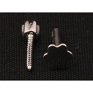 Demira Jewels Handcrafted 14K White Gold Diamond Nose Stud - 6mm Post Length, 1.2mm Thickness, Conflict-Free Diamonds.