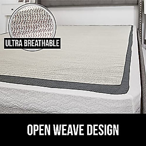 Gorilla Grip Mattress Grip Pad and Incontinence Pad, Mattress Gripper Size Twin, Incontinence Pad Size 52x44 in White, 2 Item Bundle