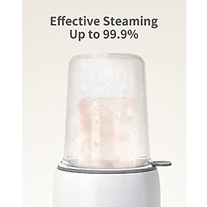 Bottle Warmer, GROWNSY 8-in-1 Fast Baby Milk Warmer with Timer for Breastmilk or Formula, Accurate Temperature Control, with Defrost, Sterili-zing, Keep, Heat Baby Food Jars Function