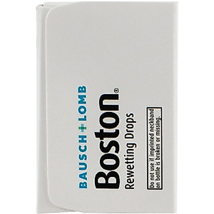 Bausch+Lomb Rewetting Drops for Rigid Gas Permeable Contact Lenses, 1/3-Ounce Bottles (Pack of 3)