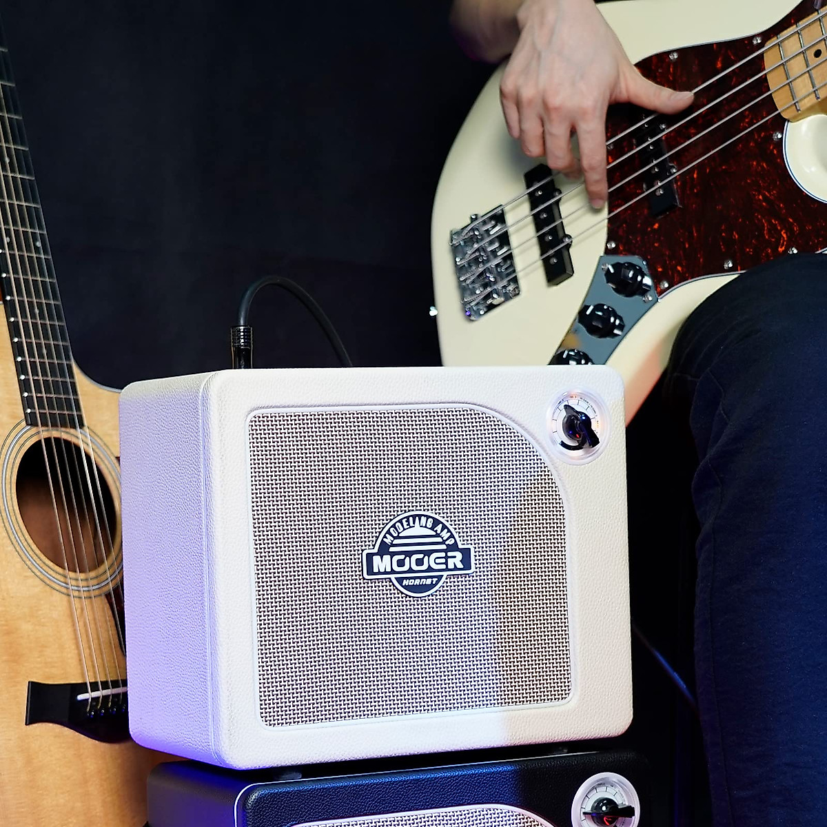 MOOER Guitar Amplifier Combo 15W, Practice Electric Guitar Amp with 9 Digital Amp Models, 6.5" Speaker, Bluetooth, Headphone Output, for Electric Guitar, Acoustic Guitar and Bass