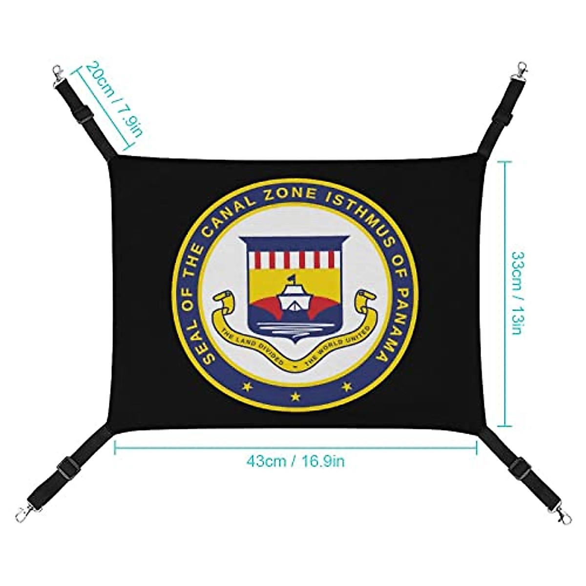 Panama Canal Isthmus Pet Hammock Comfortable Adjustable Hanging Bed for Small Animals Dogs Cats Hamster