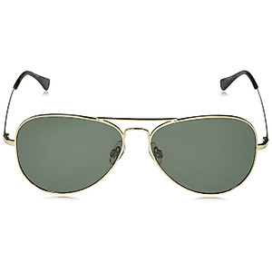 Columbia Norwester Aviator Polarized Sunglasses, Gold/Green Polarized, 59 mm