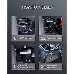 REDTIGER OBD Hardwire Kit Power Cable 10FT 12V-24V to 5V for Mirror Dash cams of The T27 and T700, Low Voltage Protection