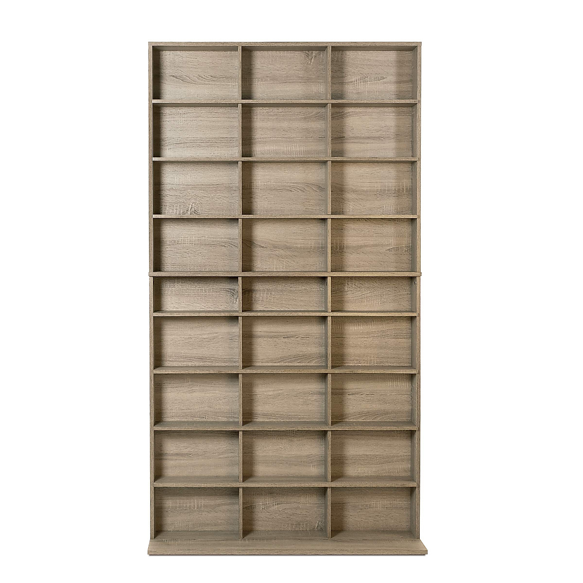 Atlantic Elite Media Storage Cabinet New/Improved Large 837CD/528DVD/624BR Weathered Oak PN38408141