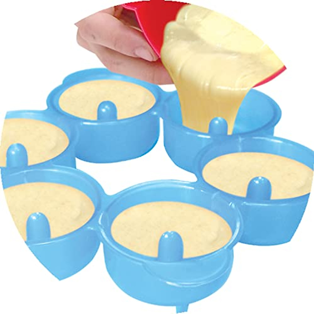 MI ALEGRIA MINI DONUTS FACTORY SET. MAKE AND DECORATE REAL MINI DONUTS. SET INCLUDES 11 PIECES