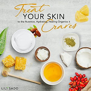 LILY SADO Honey Glow Collagen Radiance Cream Face Moisturizer - Natural Daily Facial Lotion w Manuka Honey, Apricot & Sodium Hyaluronate - Amazing Anti Aging Formula. 2 oz