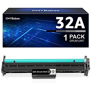 CMYBabee Compatible Drum Unit Replacement for HP 32A CF232A Drum for HP Pro M203dw M148dw M227fdw M118dw M148fdw M227fdn Printer (Black, 1 Pack)