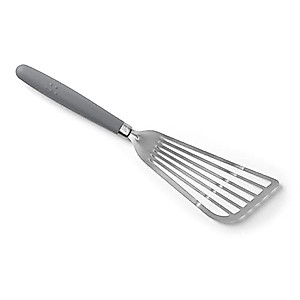 Misen Stainless Steel Cookware Bundle - Includes 12" Stainless Frying Pan, Fish Spatula, Stainless Tongs - Metal, Stainless Steel, Non-Stick, Left-Handed - Cookware Accessories, Kitchen Gadgets