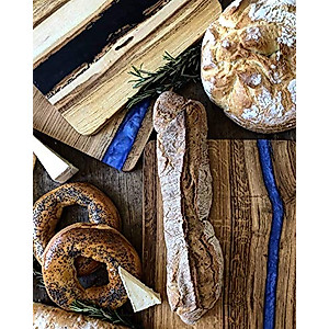 Epoxy Resin Board | Handcrafted River Board, Epoxy Resin Wooden Serving Board Antipasto Platter Charcuterie, Gift Board, Cutting Board