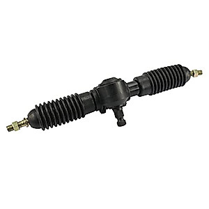 PRO BAT 300mm/11.8'' Steering Wheel Steel Kit 320mm/12.6'' Gear Rack Pinion Adjustable Shaft Set Replacement for 110cc Go Kart ATV Buggy Quad