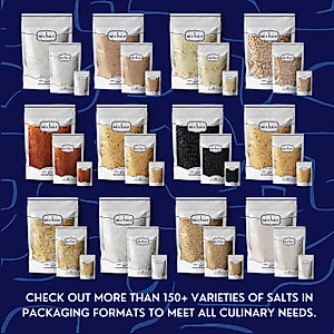 Sea Salt Superstore Black Salt, Hawaiian-Style Black Lava Sea Salt, Black Sea Salt with Activated Charcoal, 14 oz Bag Black Hawaiian Sea Salt for Cooking & Finishing