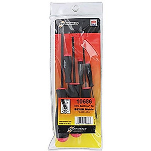 Bondhus 10686 1.5-5mm Balldriver Screwdrivers, 6 Piece Set