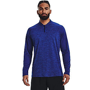 Under Armour Men's UA Tech 2.0 Novelty 1/4 Zip, Bauhaus Blue (456)/Black, Medium