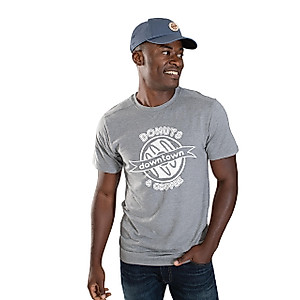 Augusta Sportswear mens Tri-blend T-shirt Short Sleeve, Black Heather, 4X-Large US