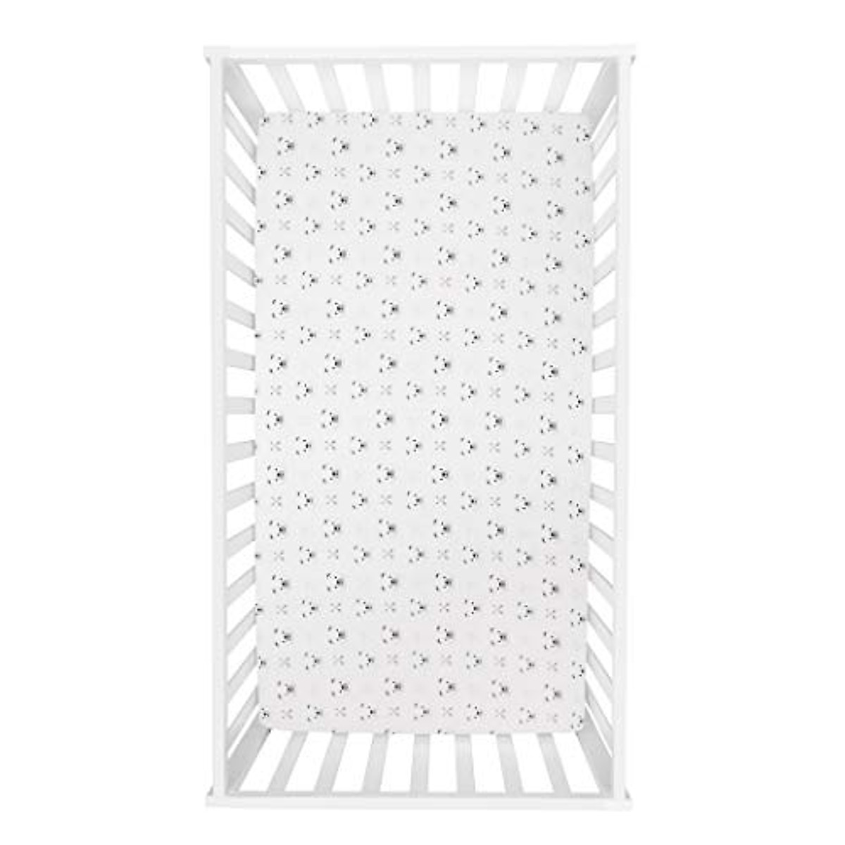 Sammy & Lou Up North 4-Piece Baby Crib Bedding Set, Includes Quilt, Fitted Crib Sheets Neutral, Crib Skirt, and Plush Toy